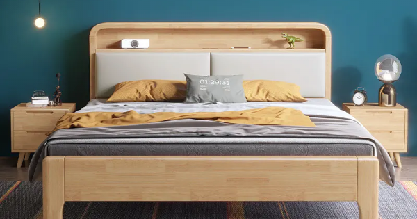 Bed - B158 with Nightstand - B158